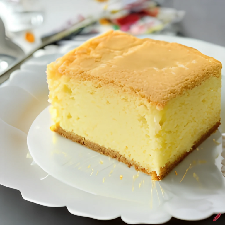 Indulge in a Heavenly Vanilla Magic Custard Cake Today – Kitch Me Now